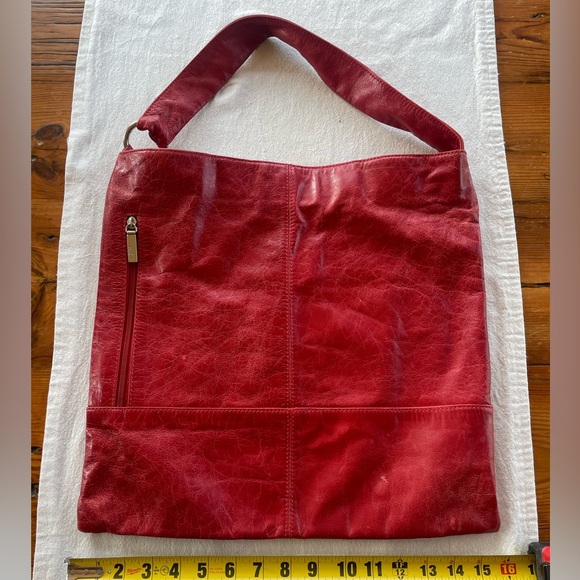 HOBO | Bags | Hobo Red Leather Shoulder Bag With Vintage Charm | Poshmark